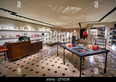 SINGAPORE - CIRCA JANUARY, 2020: Burberry storefront in ION Orchard ...