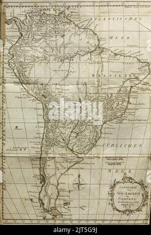 UB Maastricht - Campe 1782 vol II - Map of America Stock Photo - Alamy