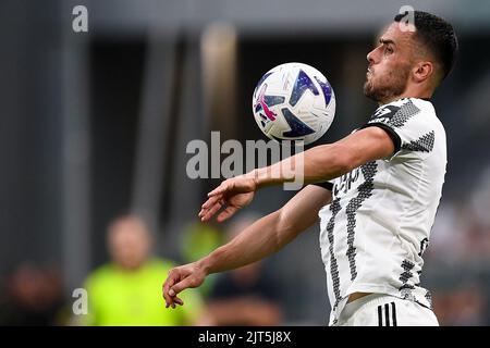 Filip Kostić player of Juventus, during the match of the Italian Serie ...