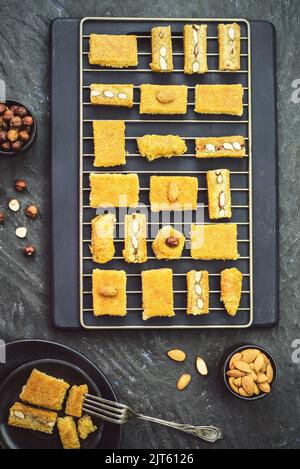 Arabic Cuisine; varieties of Middle Eastern pastries and Ramadan ...