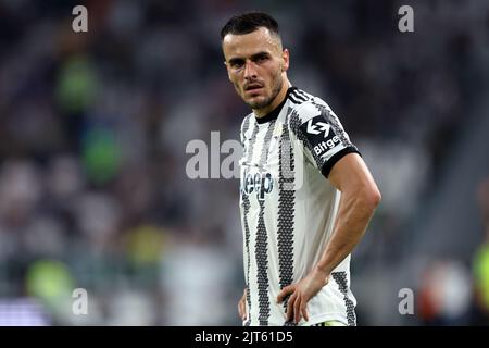 Filip Kostic of Juventus Fc looks on during the Serie A match beetween ...