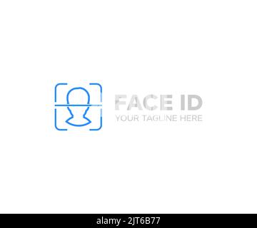 Face Identification Male Scanning Modern Access Control Technology ...