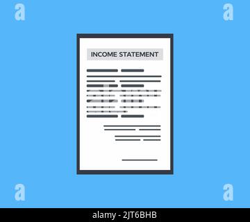 income and expense statement vector design, business corporation Joint ...