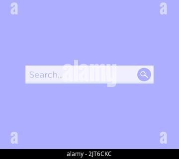 Red Search bar frame with magnifier logo design. Web page internet ...