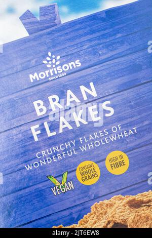 Morrisons own-label bran flakes - suitable for Vegans. For food ...