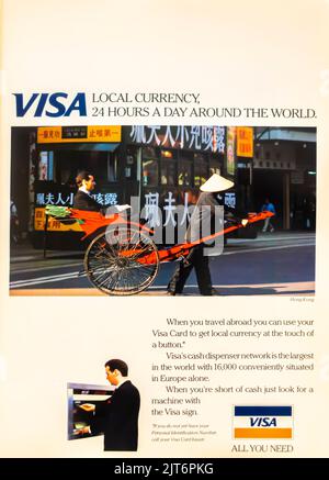 A Visa Credit Card Advertisement ad advert featuring Stefanie Reid ...