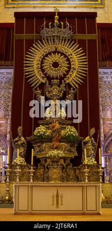 Silver Altar Seville Cathedral Stock Photo - Alamy