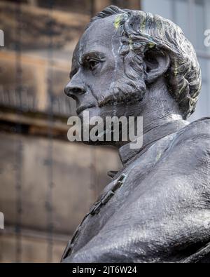 James Braidwood statue, The Royal Mile, Edinburgh, Scotland, United ...