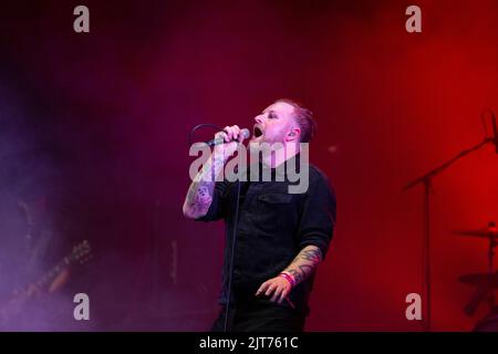 Fredrikstad, Norway. 28th, July 2022. The Norwegian synthpop band ...