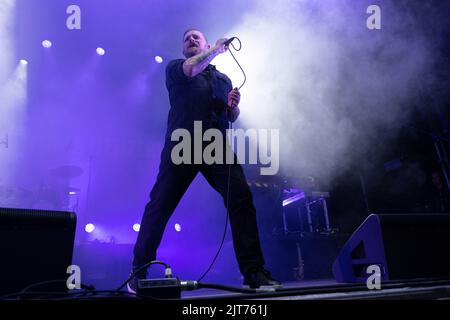 Fredrikstad, Norway. 28th, July 2022. The Norwegian synthpop band ...