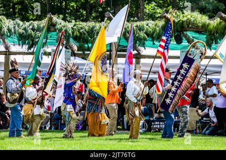 MASHANTUCKET RESERVATION, CT, USA-AUGUST 26, 2023: Schemitzun Feast Of ...