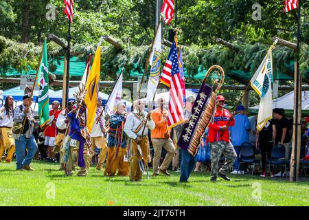 MASHANTUCKET RESERVATION, CT, USA-AUGUST 26, 2023: Schemitzun Feast Of ...