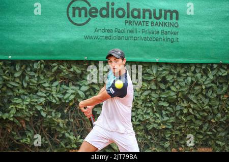 Gabriele Piraino during the Tennis Internationals 2022 ITF Futures Lesa ...