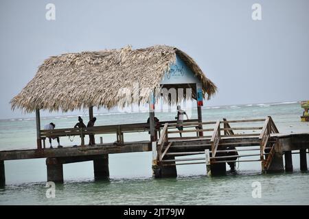 The Iconic Jetty at the Pigeon Point Heritage Park located on the west ...