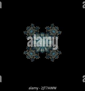 The fractal cross shape seamless pattern background Stock Photo - Alamy