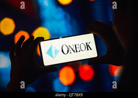 Brazil. 28th Aug, 2022. In this photo illustration, the ONE Gas, Inc ...