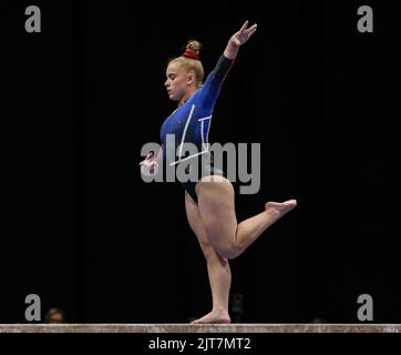 August 19, 2022: Joscelyn Roberson of NE Texas Elite competes on the ...
