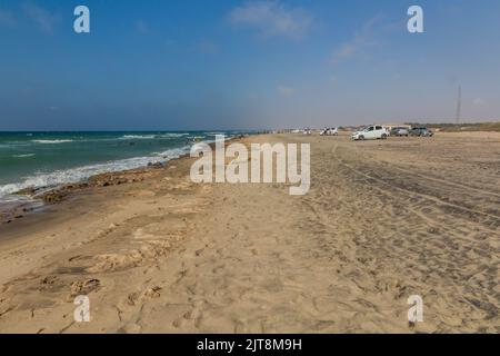 Sand beach in Berbera, Somaliland Stock Photo - Alamy