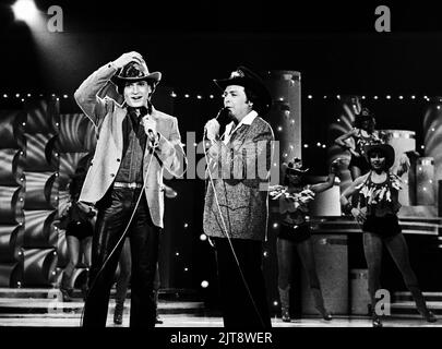 Mickey Gilley and Rex Smith on Solid Gold, 1982 Credit: Ron Wolfson ...