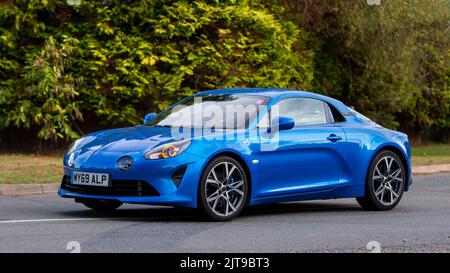 2020 1798cc blue Alpine sports car Stock Photo - Alamy