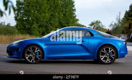 2020 1798cc blue Alpine sports car Stock Photo - Alamy