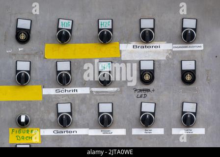 various electrical switches Stock Photo - Alamy