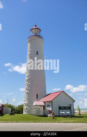 Point Clark Lighthouse Built In 1859 On The Shores Of Lake Huron ...