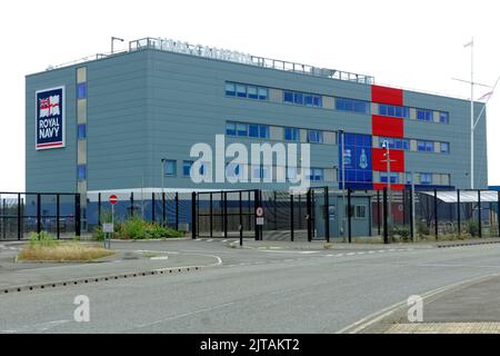 HMS Cambria, Royal Naval Reserve unit, Roath Dock, Cardiff Stock Photo ...