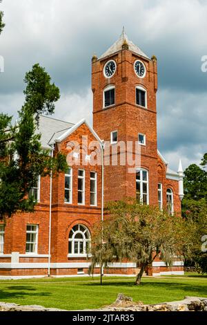 Baker County Courthouse, Courthouse Square, Newton, Georgia Stock Photo ...