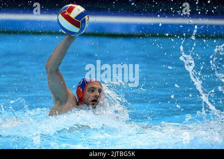 Pascal Janssen of Netherlands in action during the 2022 European Water ...