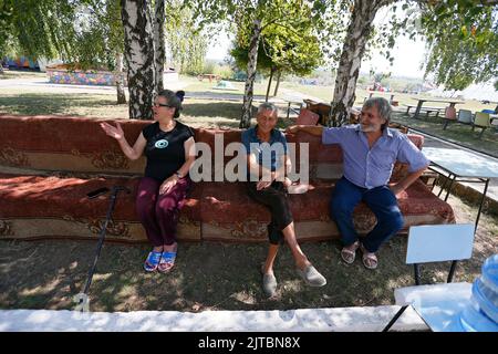 ODESA REGION, UKRAINE - AUGUST 29, 2022 - IDPs reside at the kibbutz ...