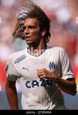 Matteo Guendouzi of Marseille during the French championship Ligue 1 ...
