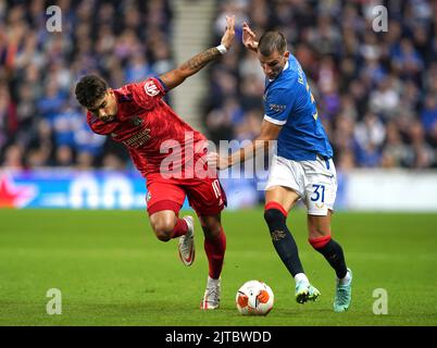 Brazil midfielder Lucas Paquetá, left, defends the ball from defender ...