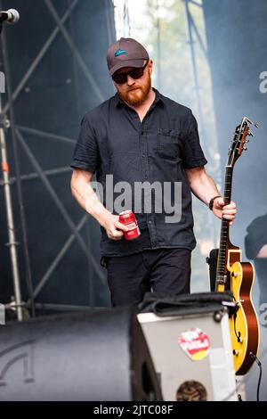 the band Arab strap performs live in Turin during the TOdays festival ...