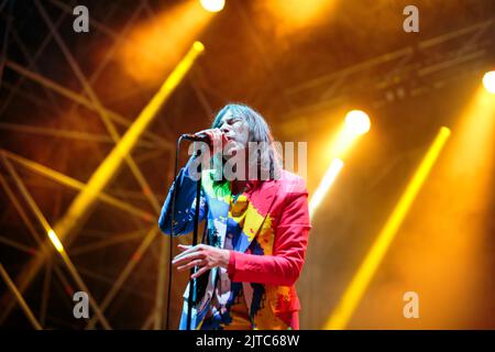 Primal scream performs the unic show in Italy in Turin, during the ...