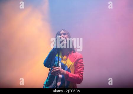 Primal scream performs the unic show in Italy in Turin, during the ...
