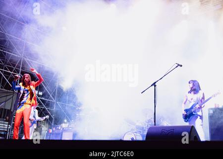 Primal scream performs the unic show in Italy in Turin, during the ...