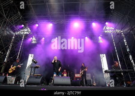 the band Arab strap performs live in Turin during the TOdays festival ...