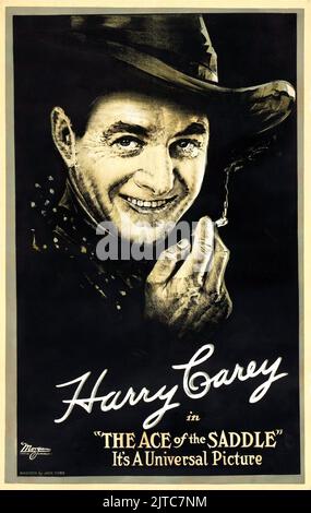 HARRY CAREY in THE ACE OF THE SADDLE 1919 director JOHN FORD story ...