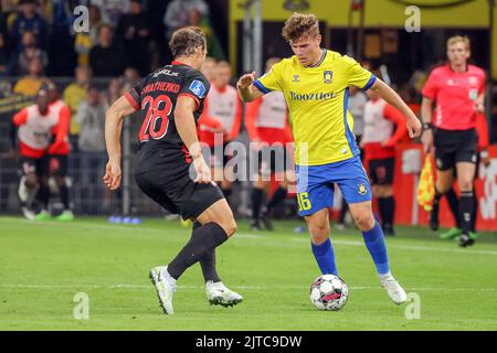 Brondby, Denmark. 29th Aug, 2022. Yousef Salech of Broendby IF seen ...