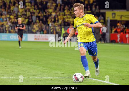Brondby, Denmark. 29th Aug, 2022. Yousef Salech of Broendby IF seen ...