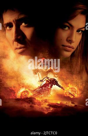 EVA MENDES, NICOLAS CAGE, GHOST RIDER, 2007 Stock Photo - Alamy