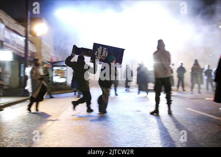 RIOT SCENE, BATTLE IN SEATTLE, 2007 Stock Photo - Alamy