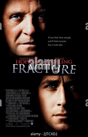 RYAN GOSLING, ANTHONY HOPKINS, FRACTURE, 2007 Stock Photo - Alamy