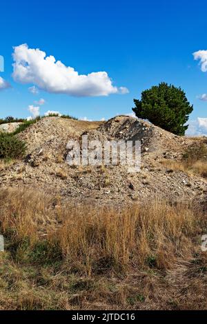 Clunes Australia / Mullock heaps at the former South Clunes Mine in ...