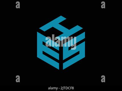 HES Construction Initial Monogram Letter hes Real Estate Logo Design ...