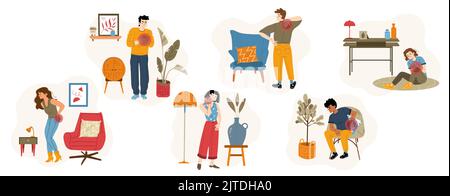 Cartoon unhappy sick heart character. Medical diagnosis, human body ...