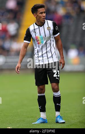 NOTTINGHAM, UK. AUGUST 29TH Adam Chicksen of Notts County celebrates ...