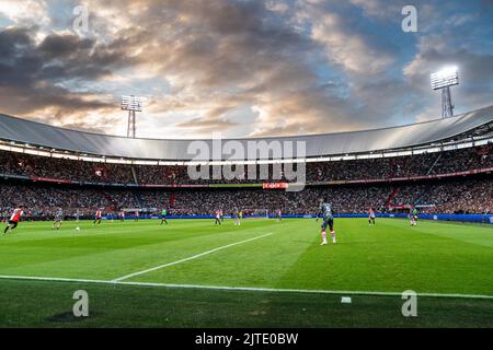Rotterdam - General overview of De Kuip during a press conference to ...