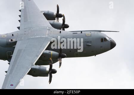 RAF Airbus A400M, Reg ZM414 and callsign Ascot495, practising low ...